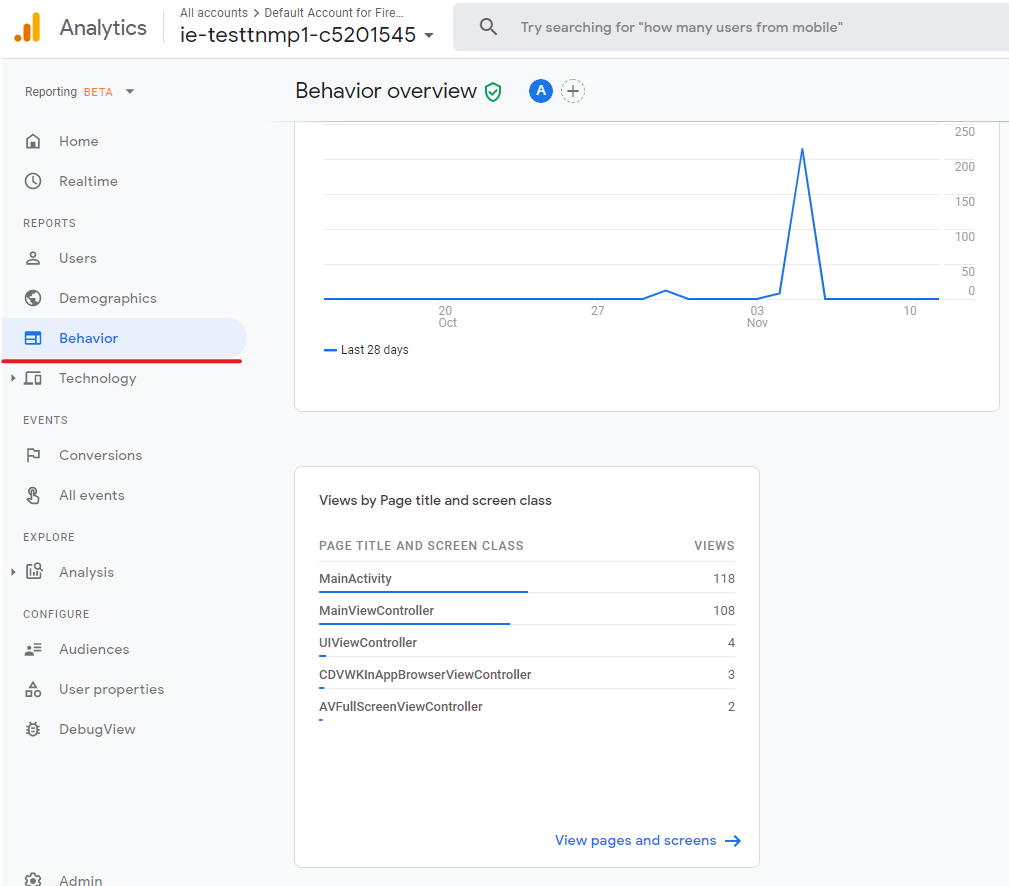 How do I see what screen users are visiting in Firebase Analytics ...